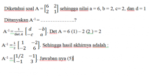 Pengertian Invers Matriks: Konsep, Sifat, dan Istilah-Istilahnya ...