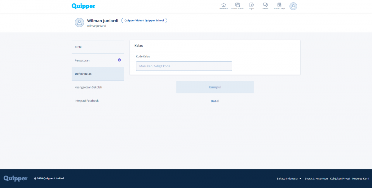 Cara Daftar Quipper School Portal Siswa #BisaTetapBelajar - Quipper Blog