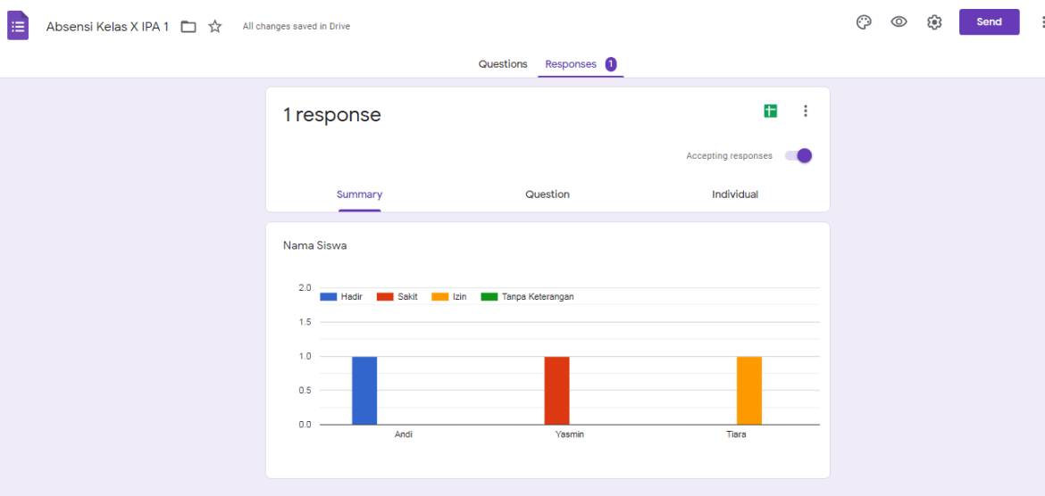 Cara Membuat Absensi di Google Form - Quipper Blog