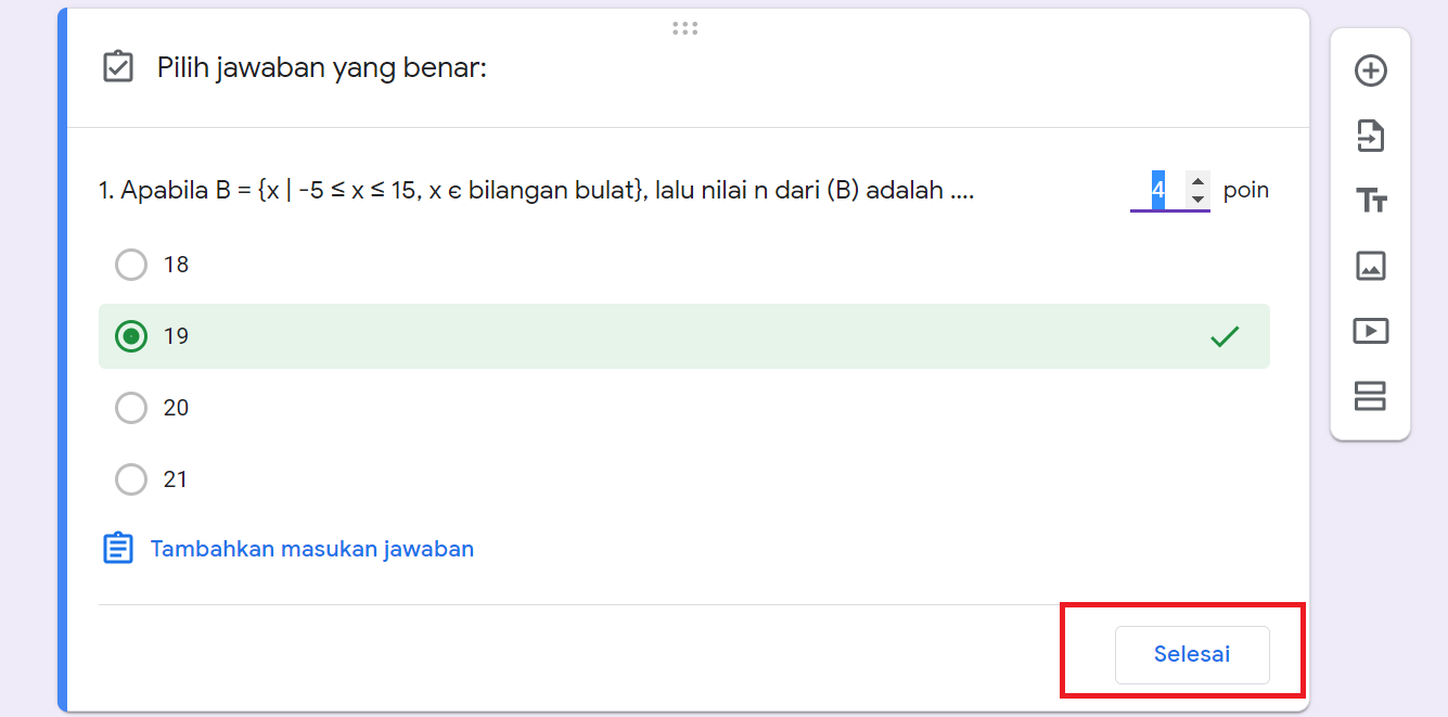 Cara Membuat Soal di Google Form - Quipper Blog